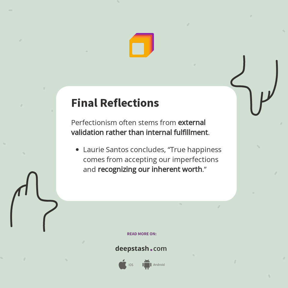 Final Reflections - Deepstash