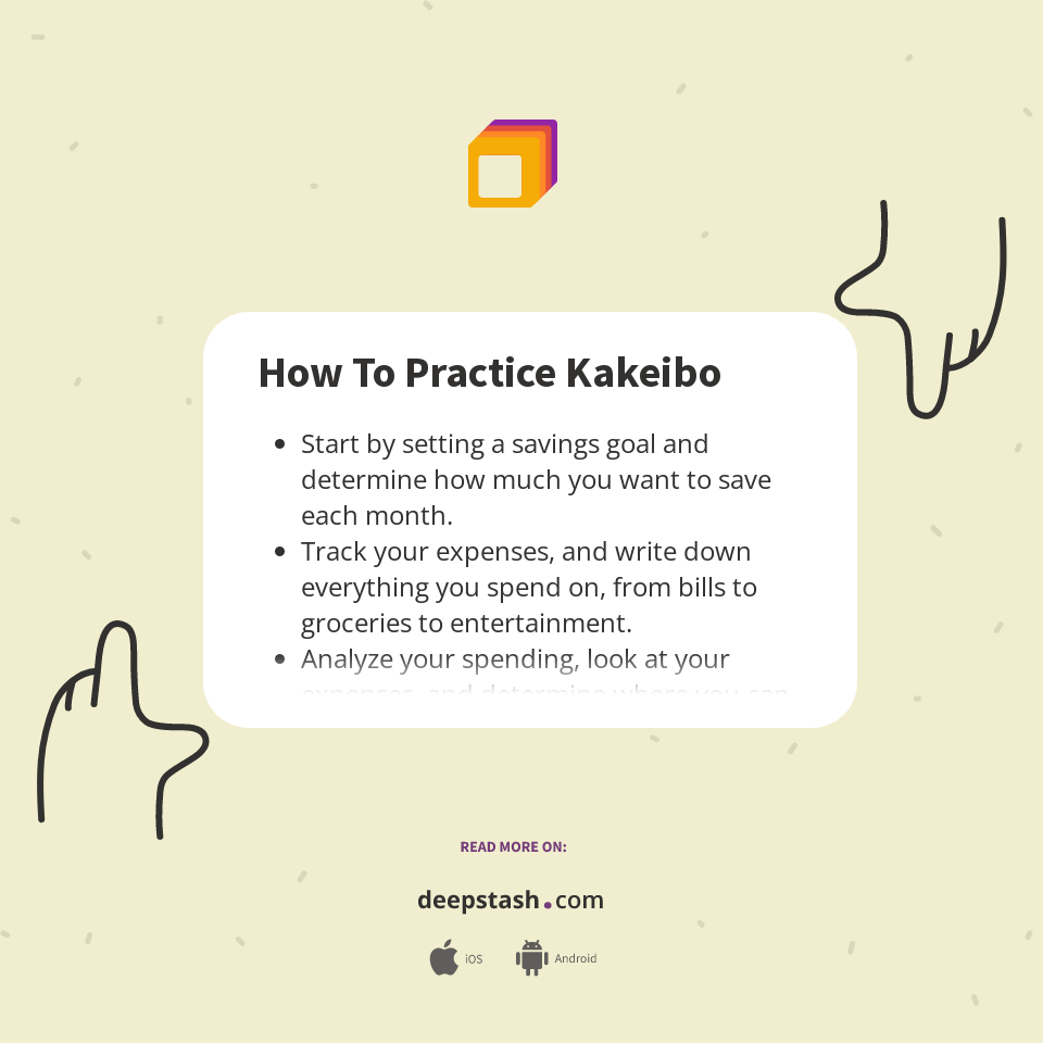 How To Practice Kakeibo - Deepstash