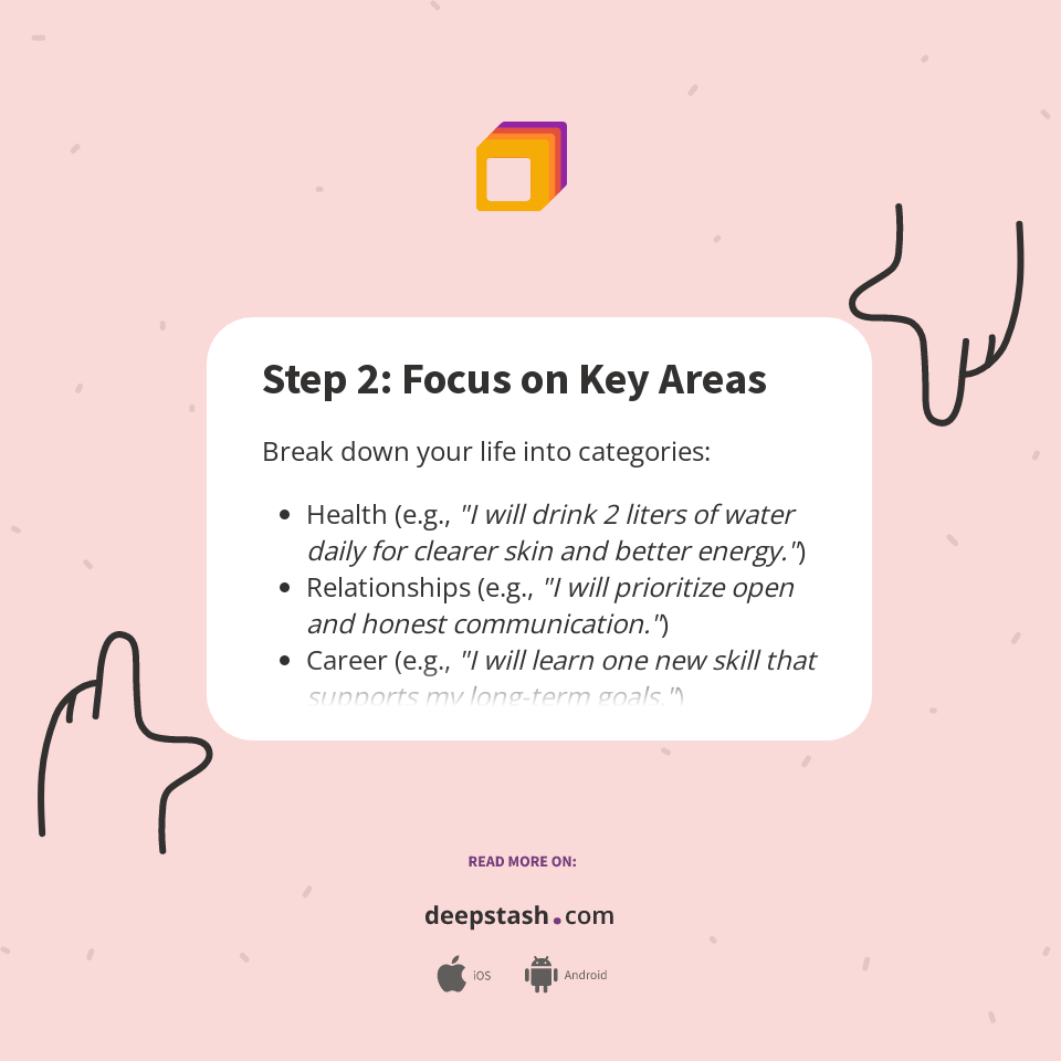 Step 2: Focus on Key Areas - Deepstash