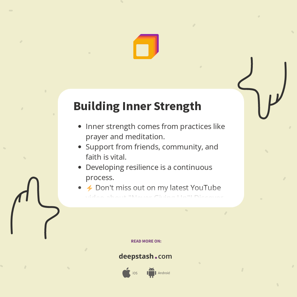 Building Inner Strength - Deepstash
