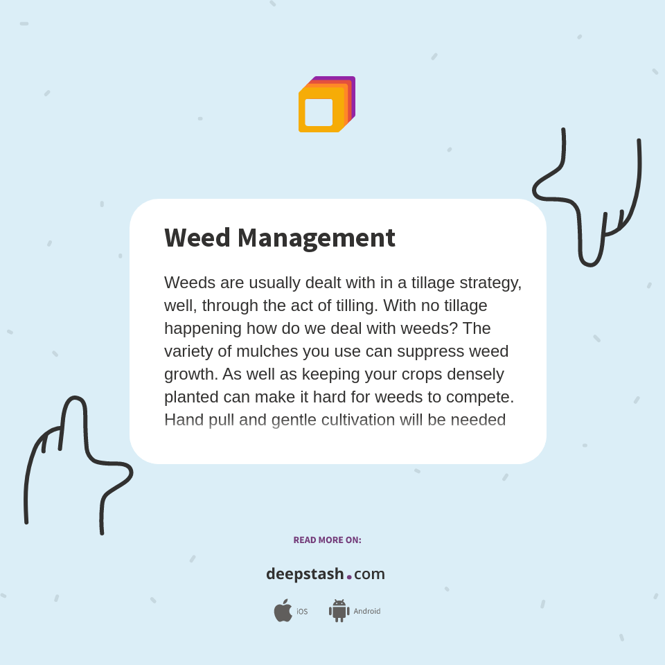 Weed Management - Deepstash
