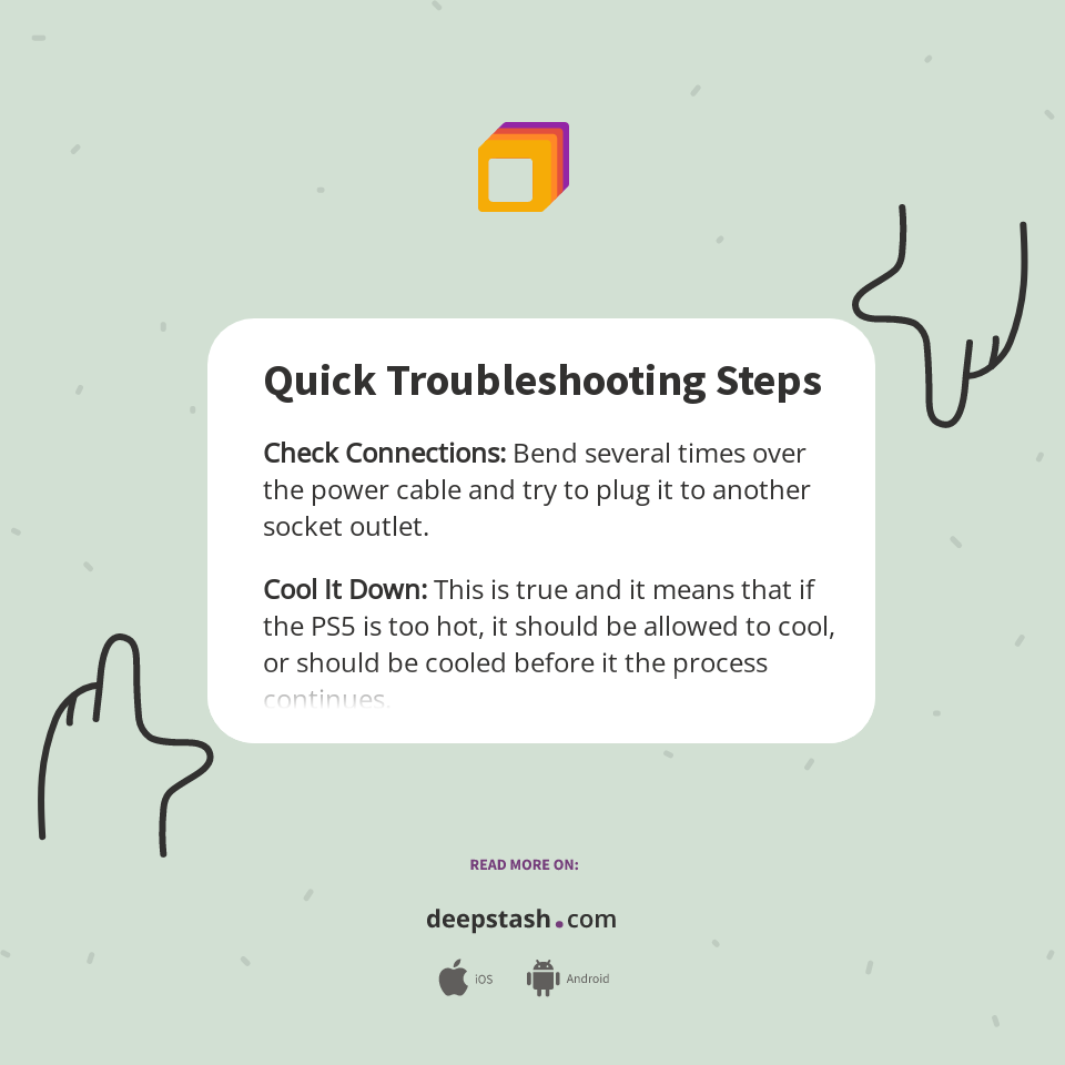 Quick Troubleshooting Steps - Deepstash