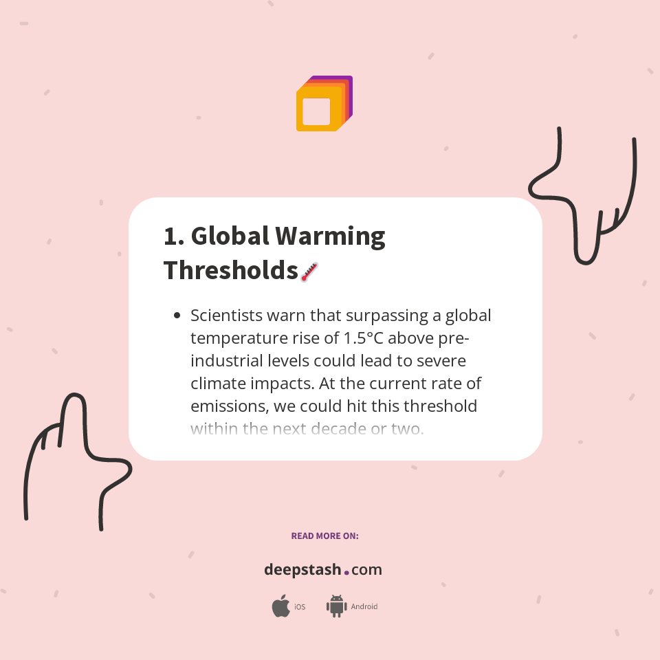 1 Global Warming Thresholdsрџњўпёџ Deepstash