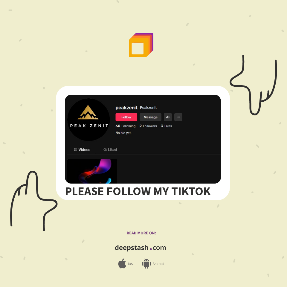 PLEASE FOLLOW MY TIKTOK FOR MOTIVATIONAL VIDEOS! - Deepstash