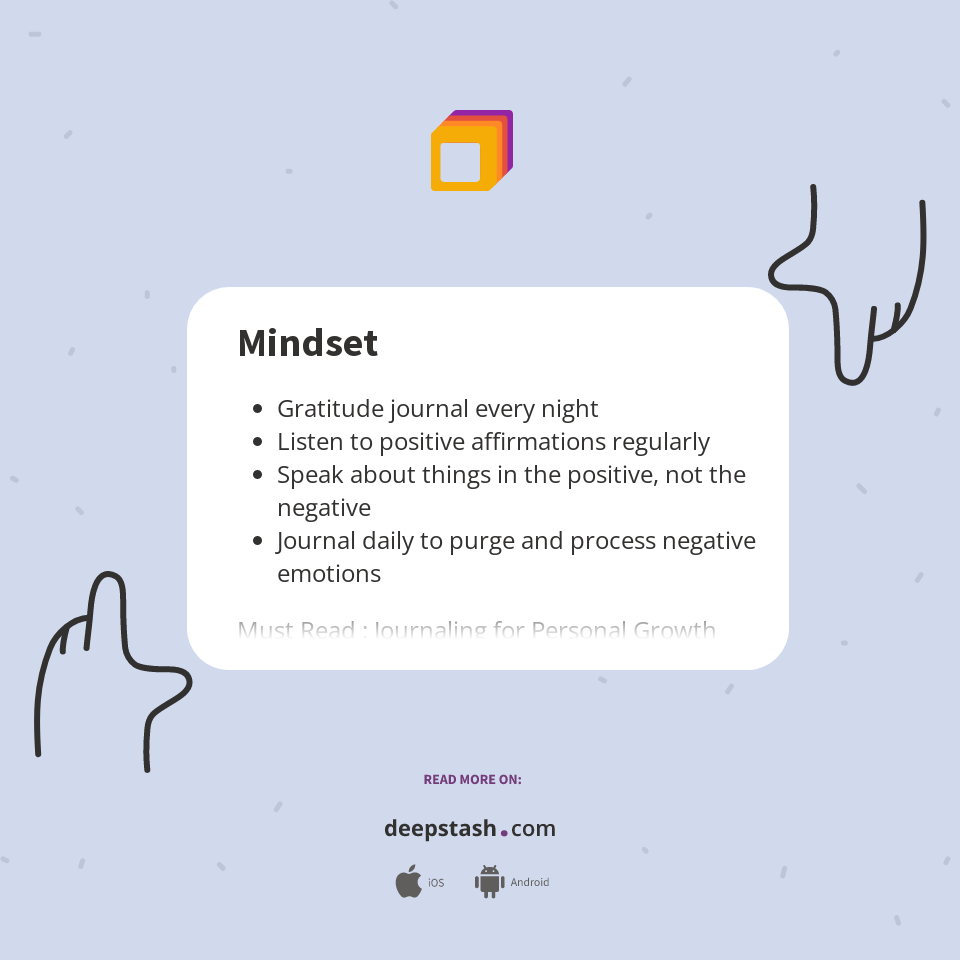 Mindset - Deepstash