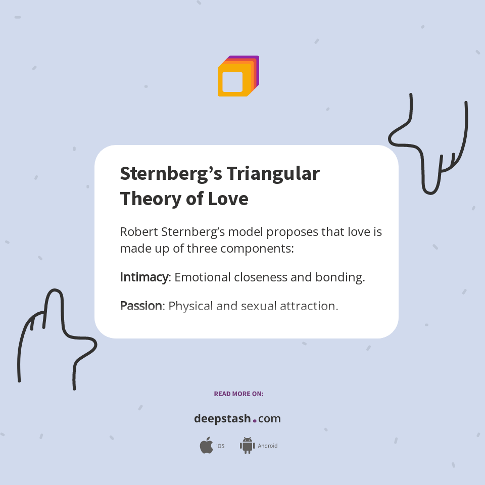 Sternberg’s Triangular Theory of Love - Deepstash