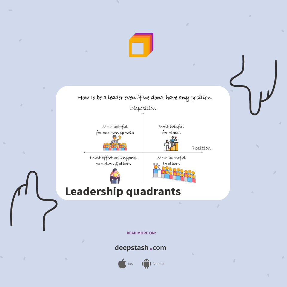 Leadership quadrants - Deepstash
