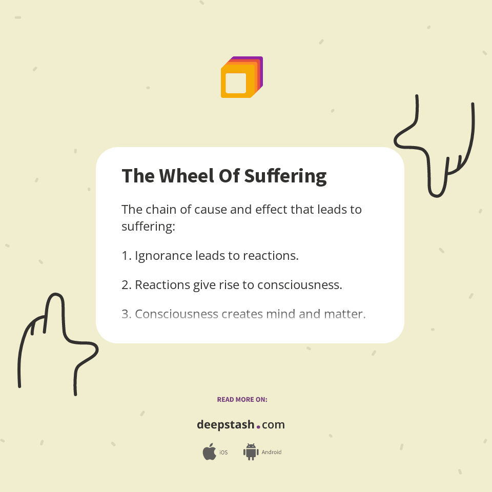 The Wheel Of Suffering - Deepstash