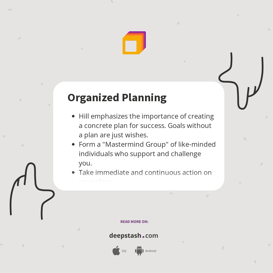 Organized Planning - Deepstash