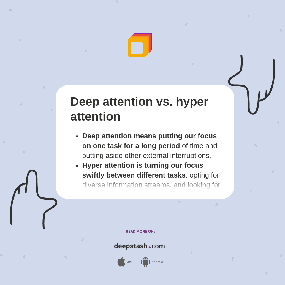 Deep attention vs. hyper attention - Deepstash