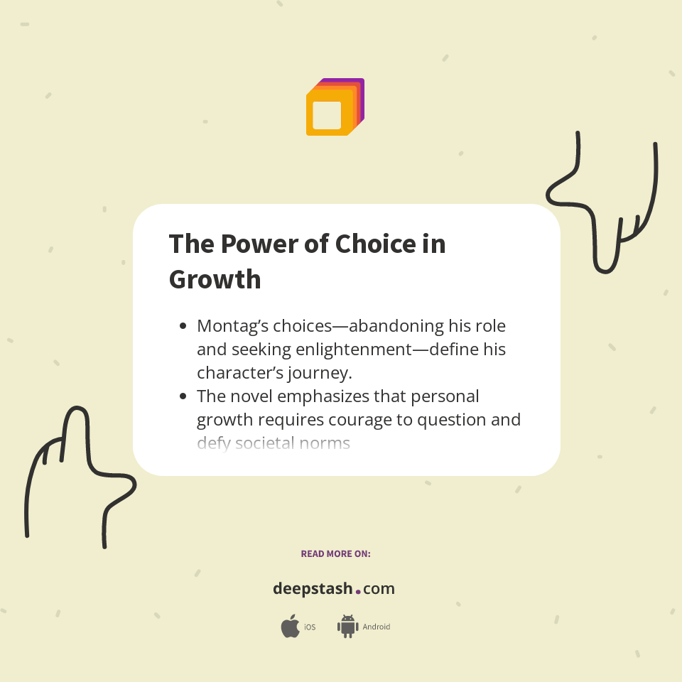 The Power of Choice in Growth - Deepstash