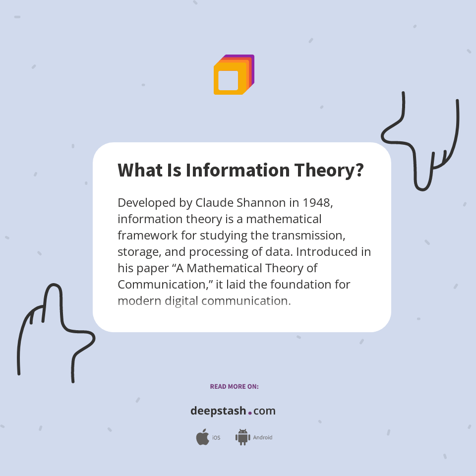What Is Information Theory? - Deepstash