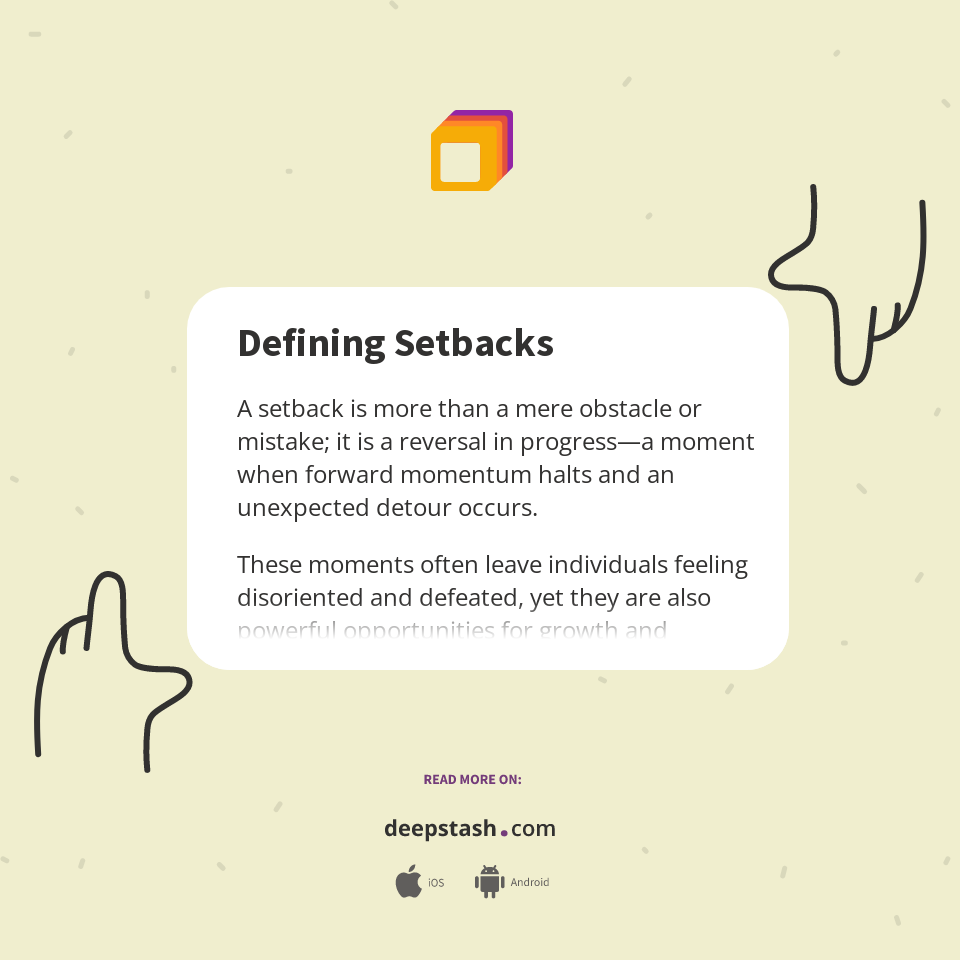 Defining Setbacks - Deepstash