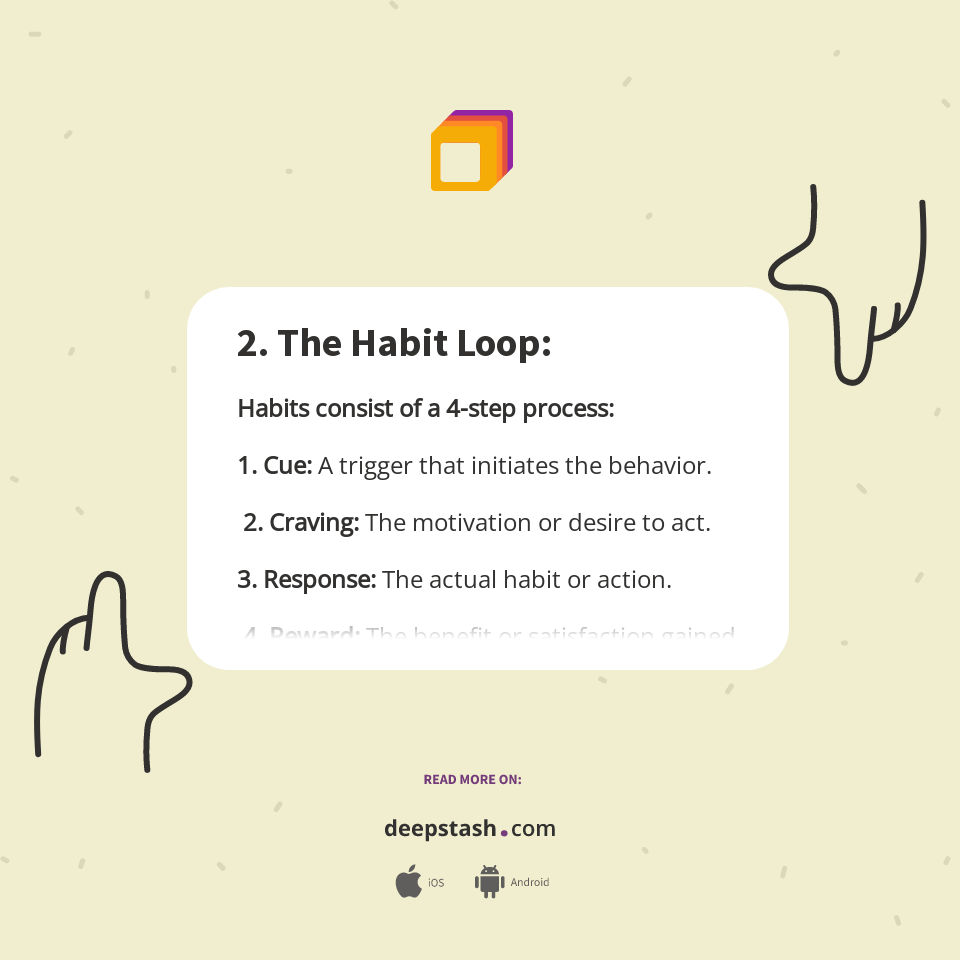 2. The Habit Loop: - Deepstash