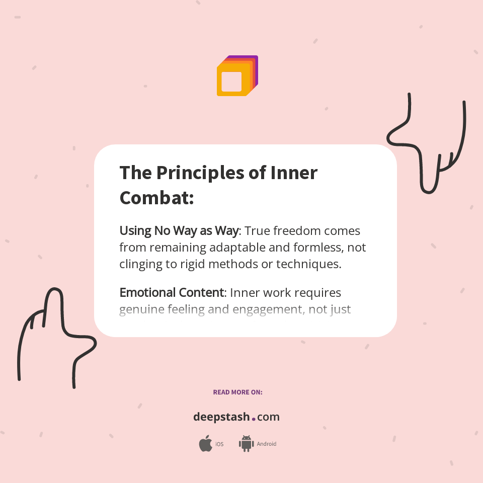 The Principles of Inner Combat: - Deepstash
