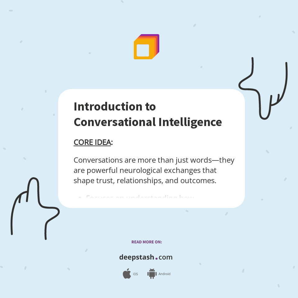 Introduction to Conversational Intelligence - Deepstash
