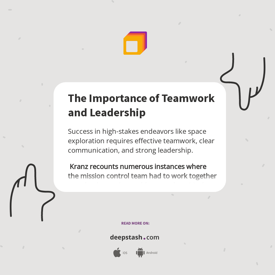 The Importance of Teamwork and Leadership - Deepstash
