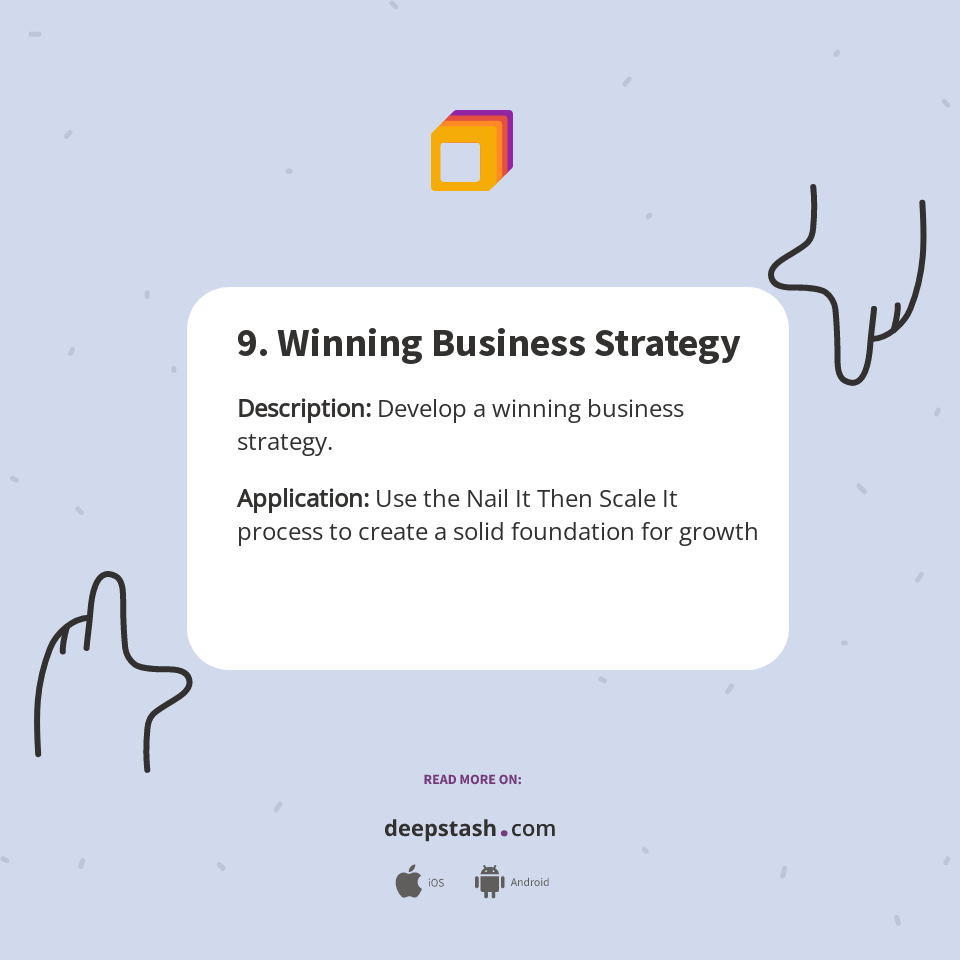 9. Winning Business Strategy - Deepstash