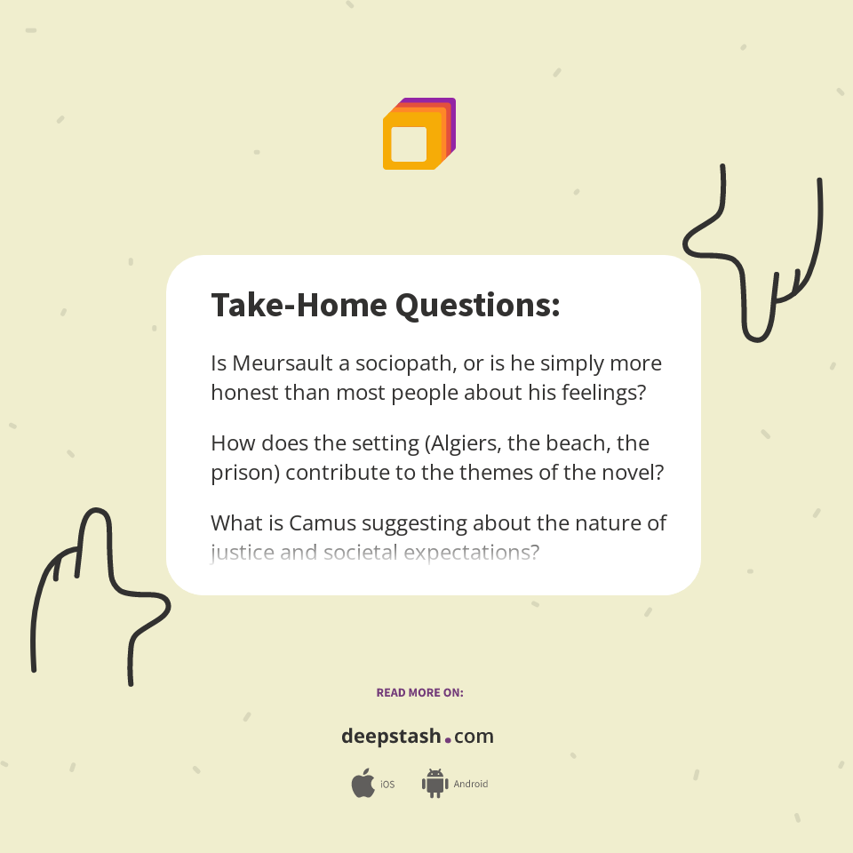 Take-Home Questions: - Deepstash