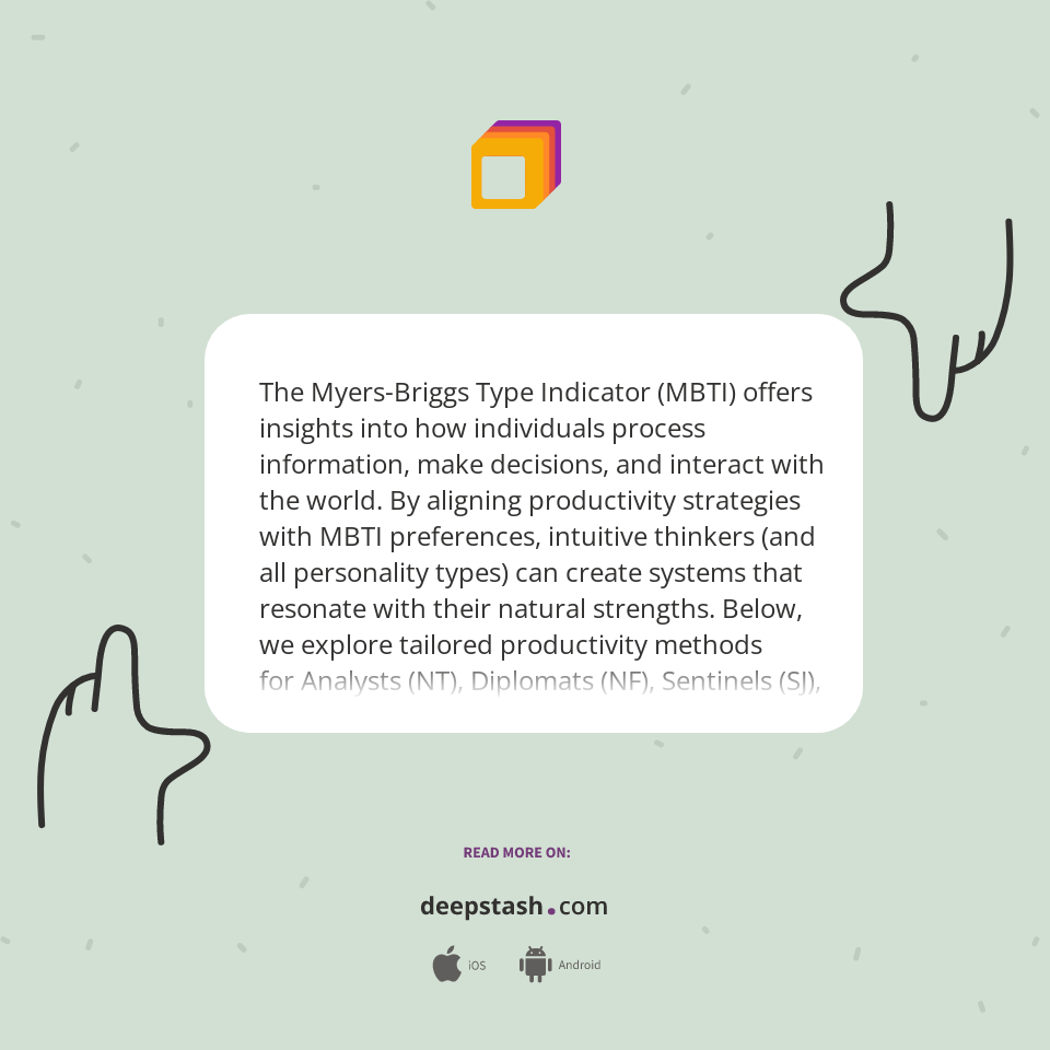 The Myers-Briggs Type Indicator (MBTI) offers insights into how ...