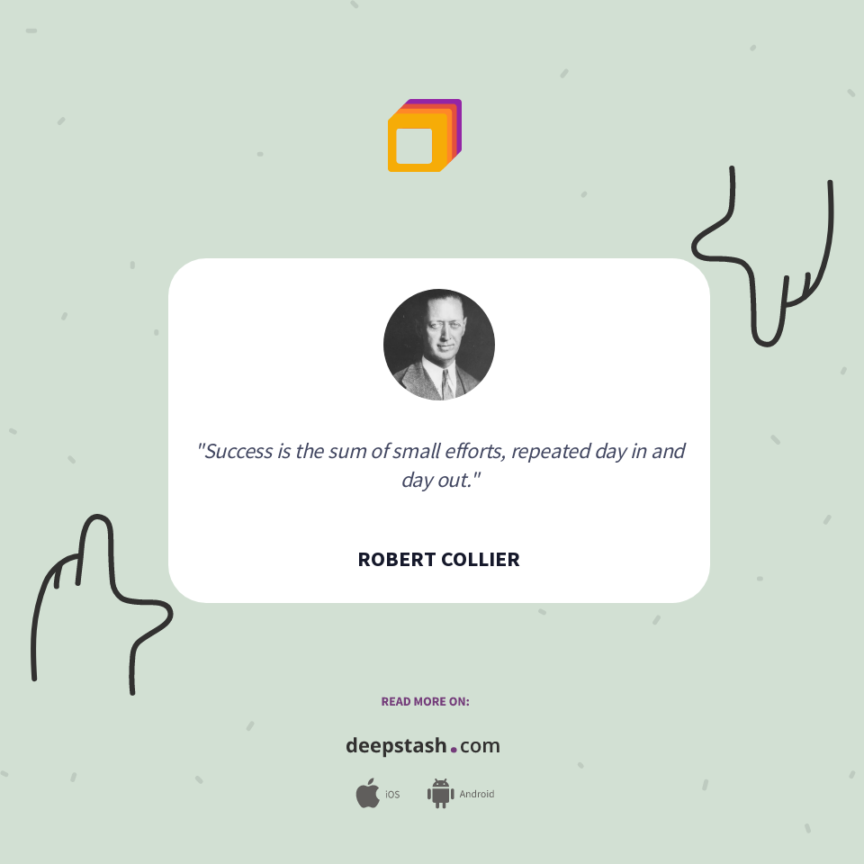 Quote by ROBERT COLLIER - Deepstash