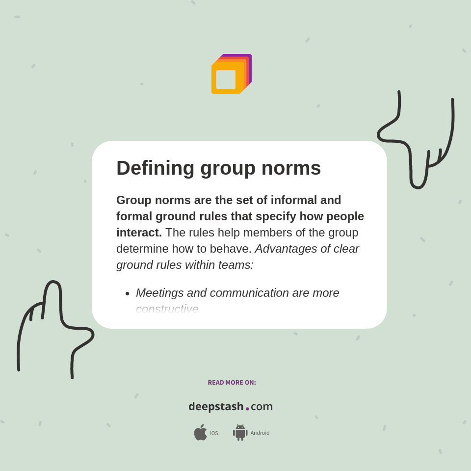 Defining group norms - Deepstash