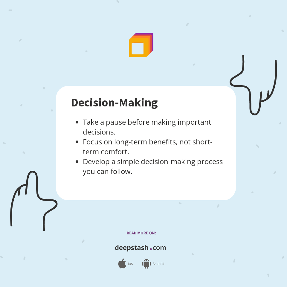 Decision-Making - Deepstash