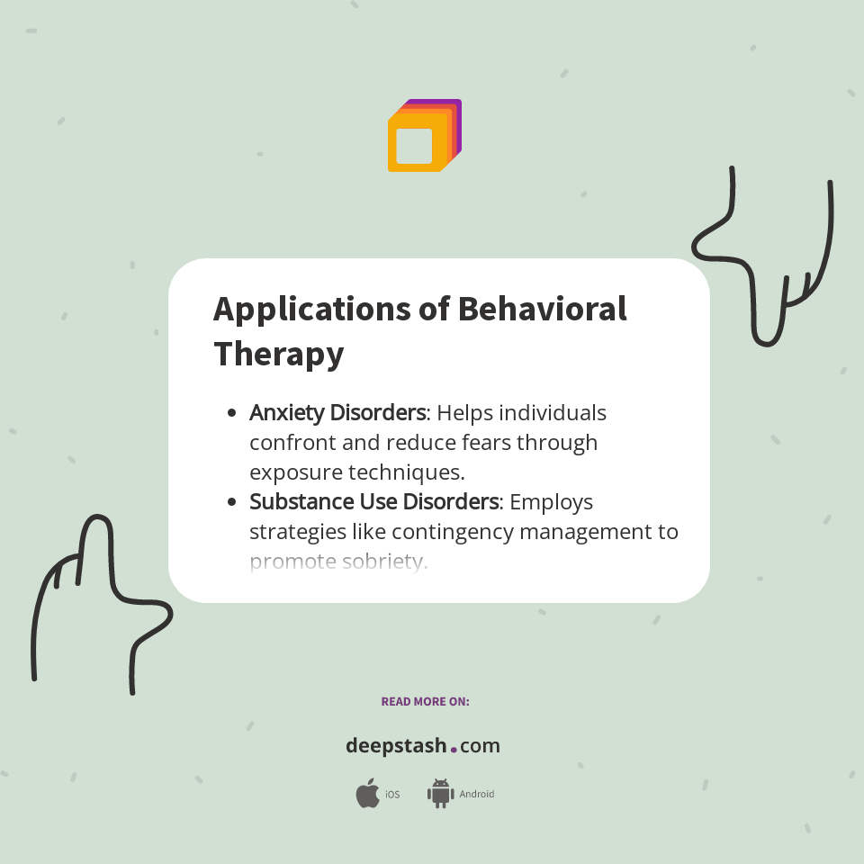 Applications of Behavioral Therapy - Deepstash