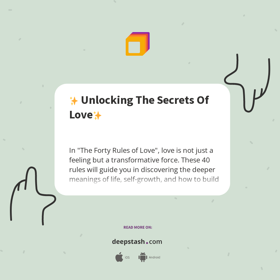 Unlocking The Secrets Of Love - Deepstash