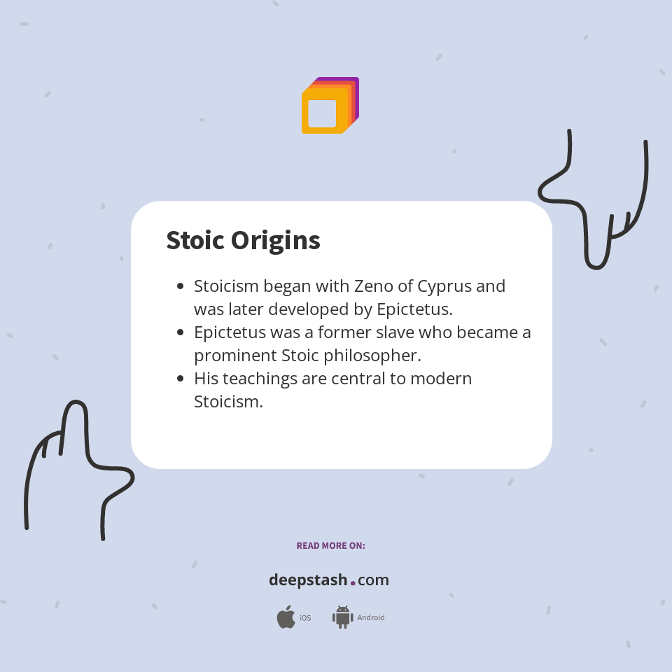 Stoic Origins - Deepstash