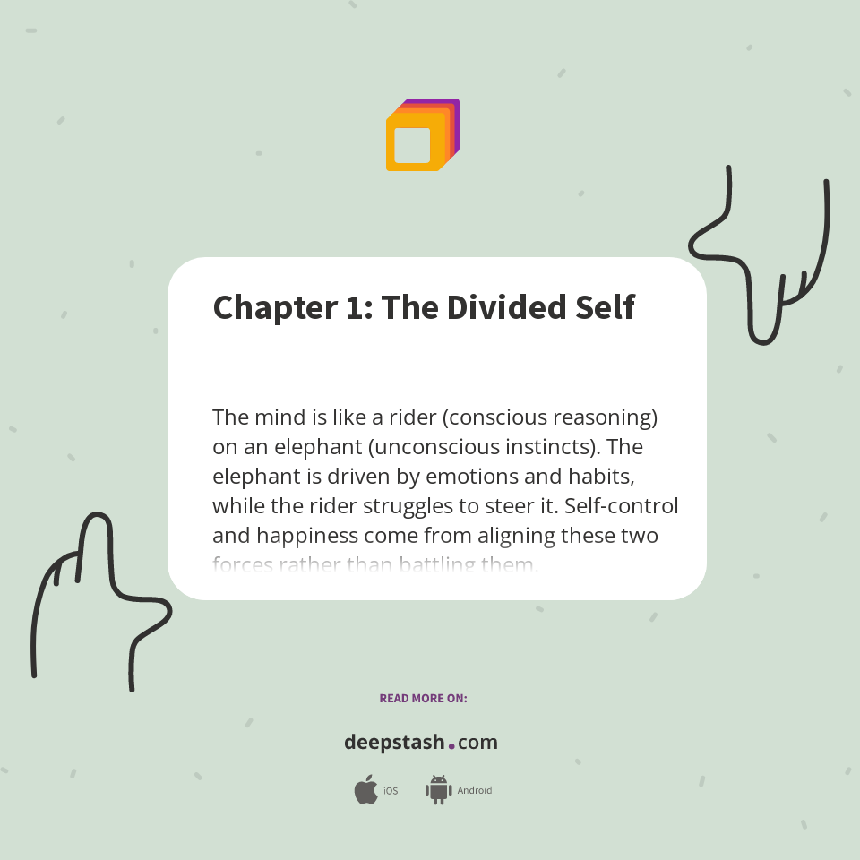 Chapter 1: The Divided Self - Deepstash