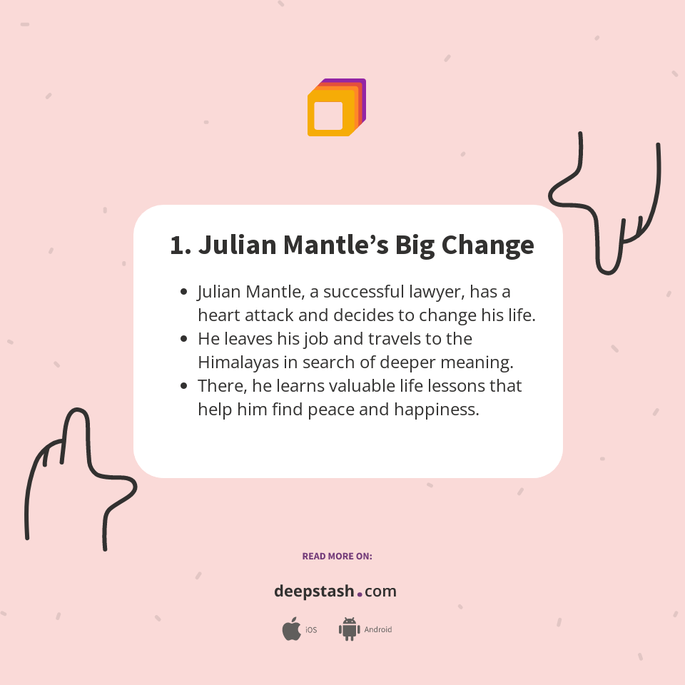 1. Julian Mantle’s Big Change - Deepstash