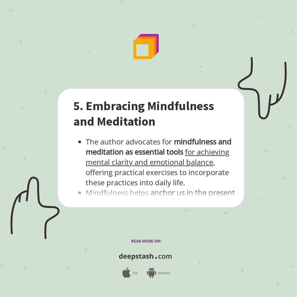 5. Embracing Mindfulness and Meditation - Deepstash