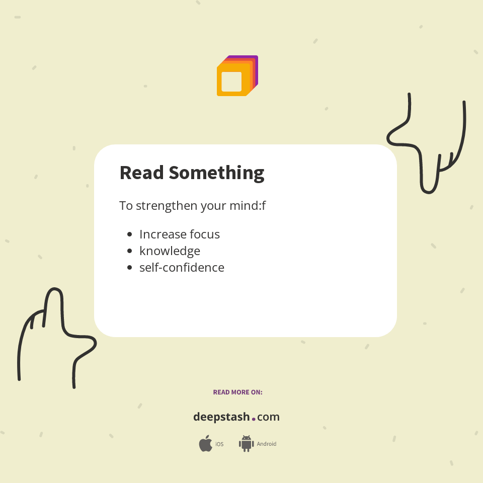 Read Something - Deepstash