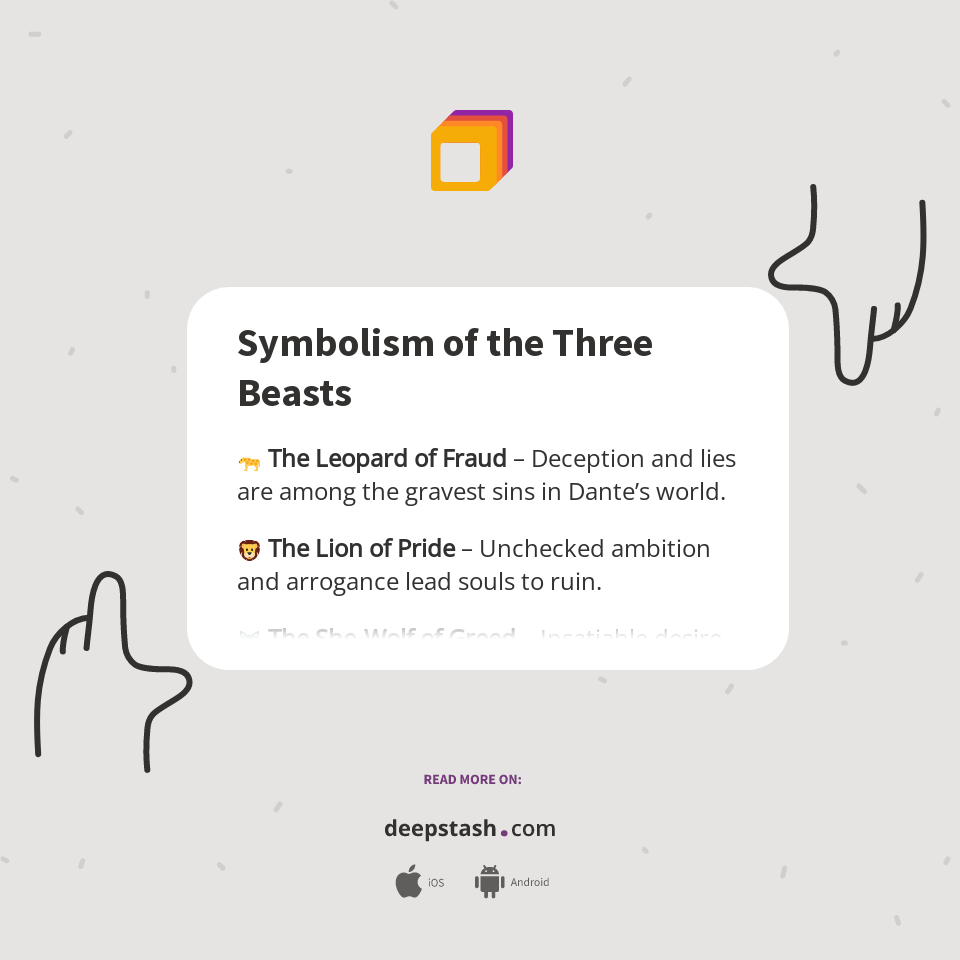 Symbolism of the Three Beasts - Deepstash