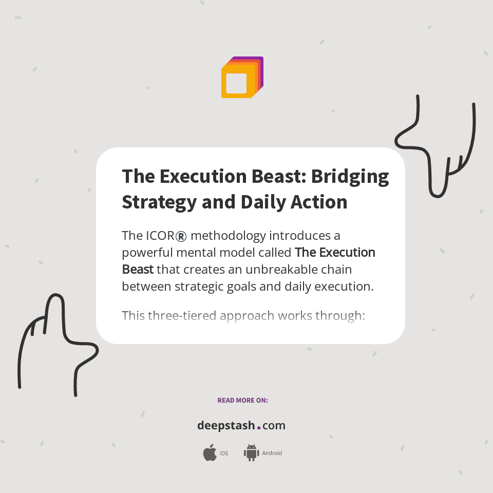 The Execution Beast: Bridging Strategy and Daily Action - Deepstash