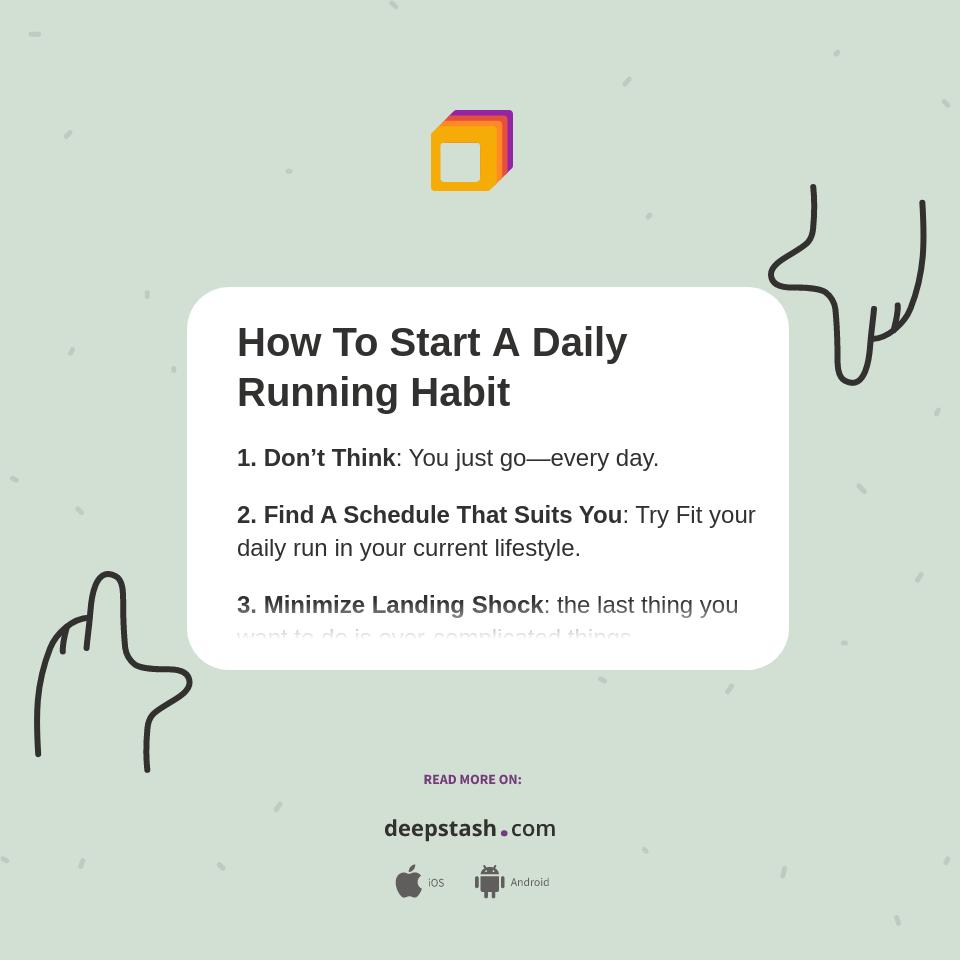 How To Start A Daily Running Habit - Deepstash