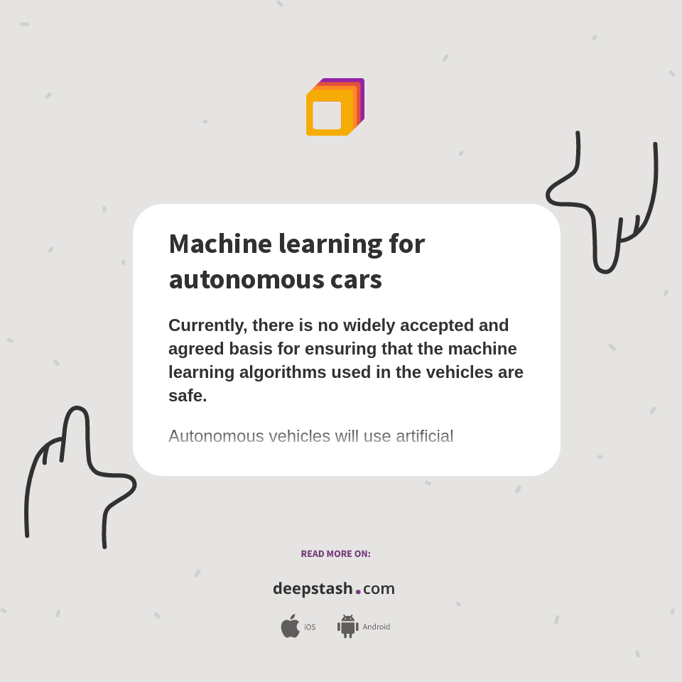 Machine learning for autonomous cars - Deepstash