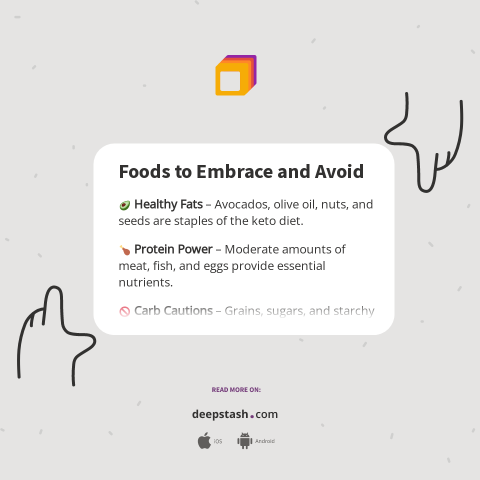 Foods to Embrace and Avoid - Deepstash
