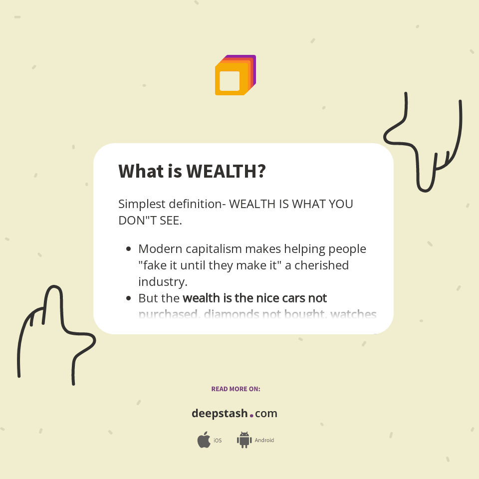 What is WEALTH? - Deepstash