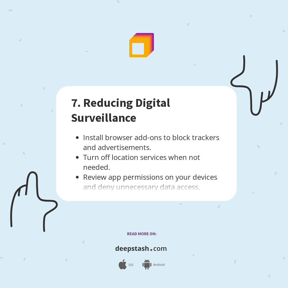 7. Reducing Digital Surveillance - Deepstash