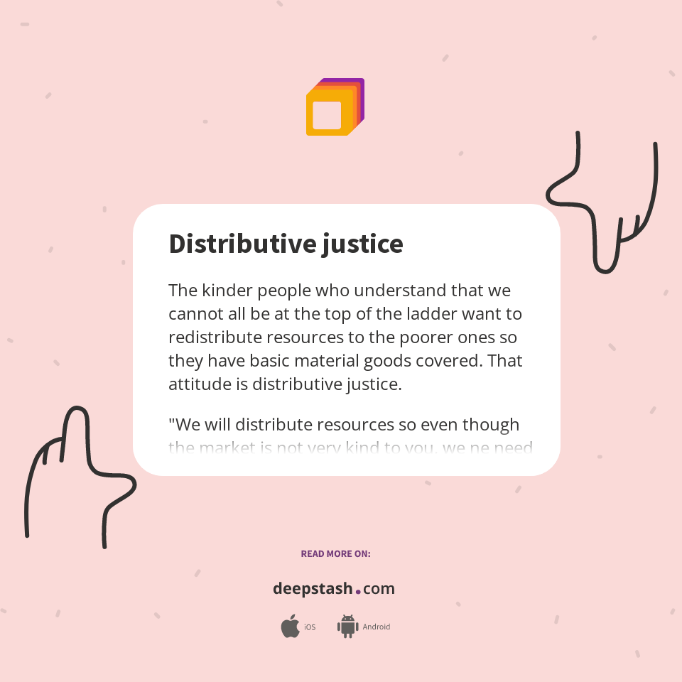 Distributive justice - Deepstash