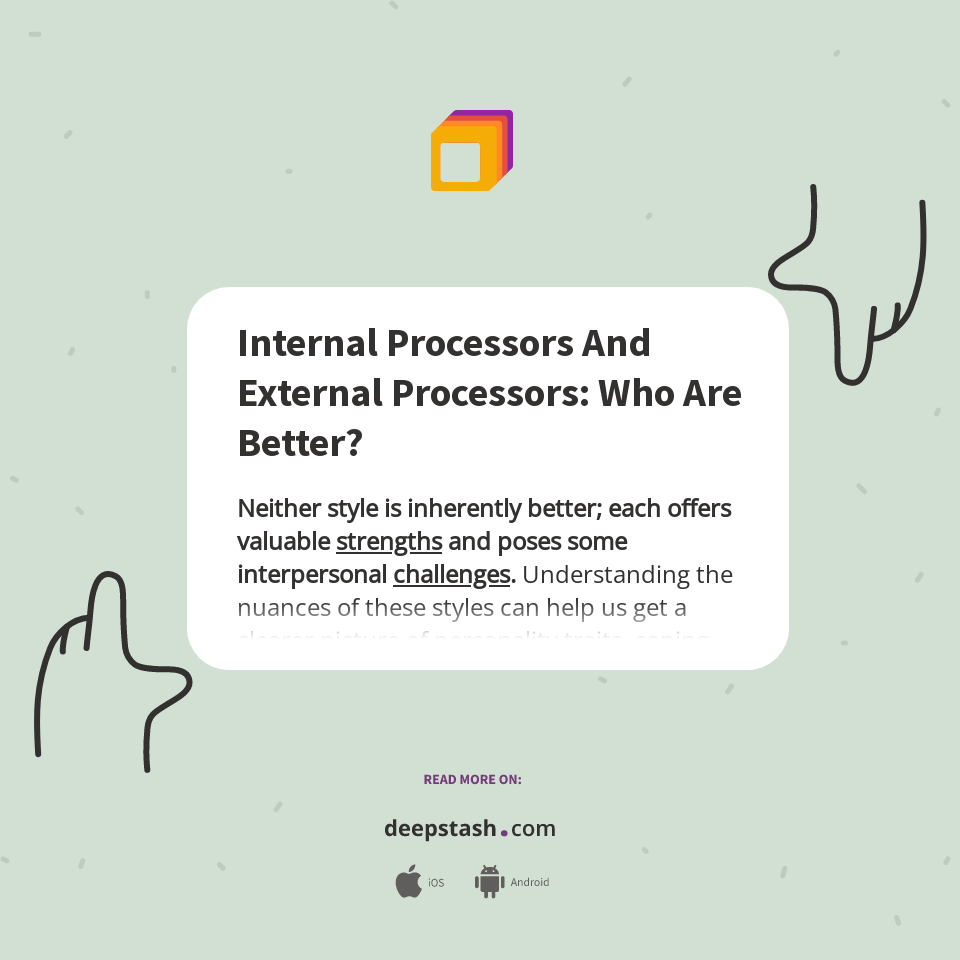 Internal Processors And External Processors Who Are Better Deepstash