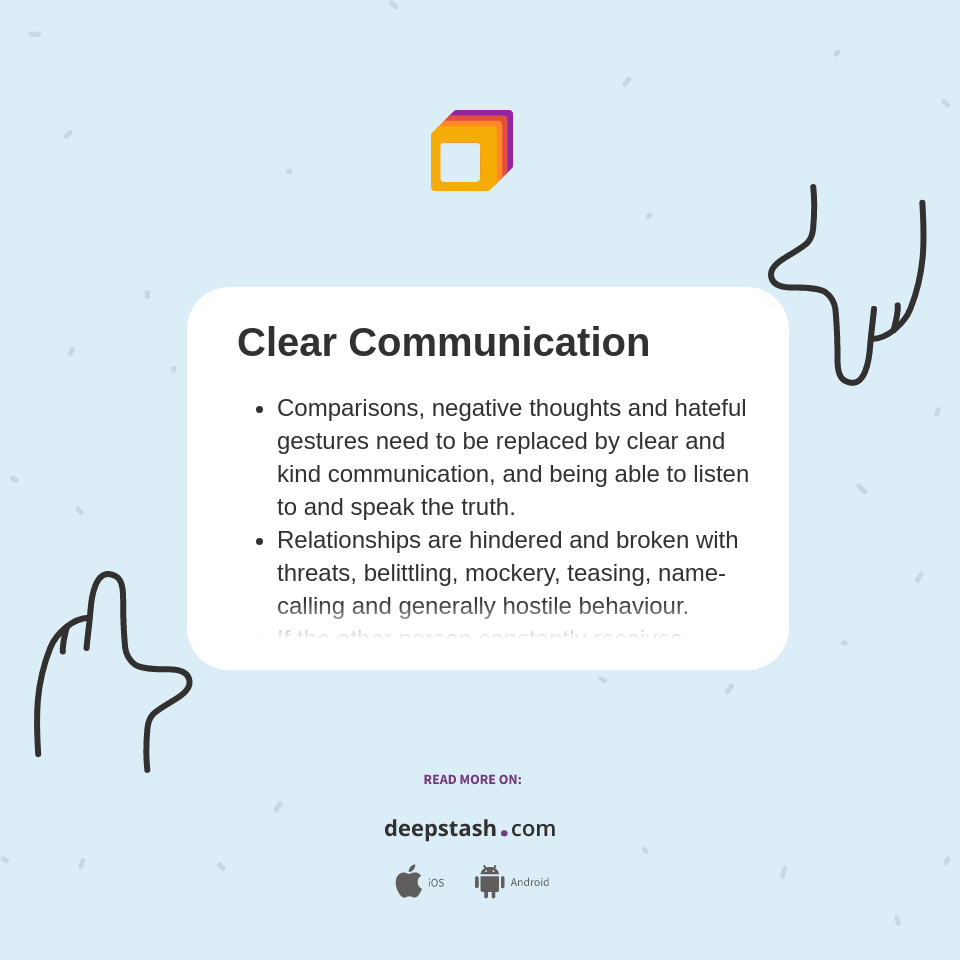 Clear Communication - Deepstash