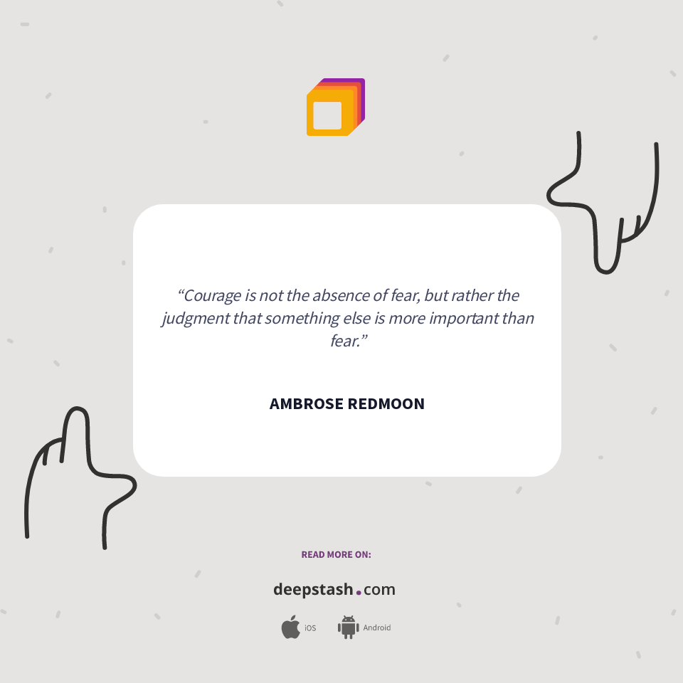 Quote by AMBROSE REDMOON - Deepstash