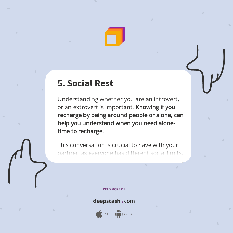 5. Social Rest - Deepstash