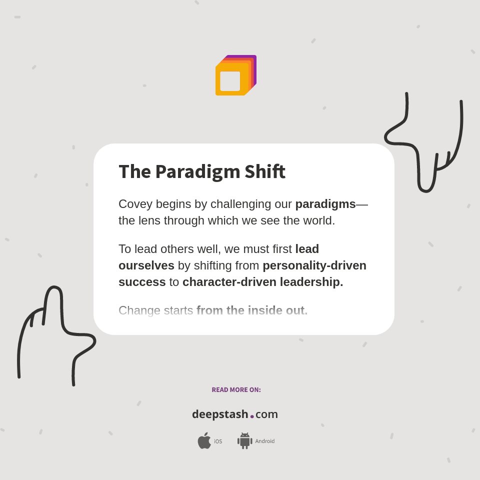 The Paradigm Shift - Deepstash