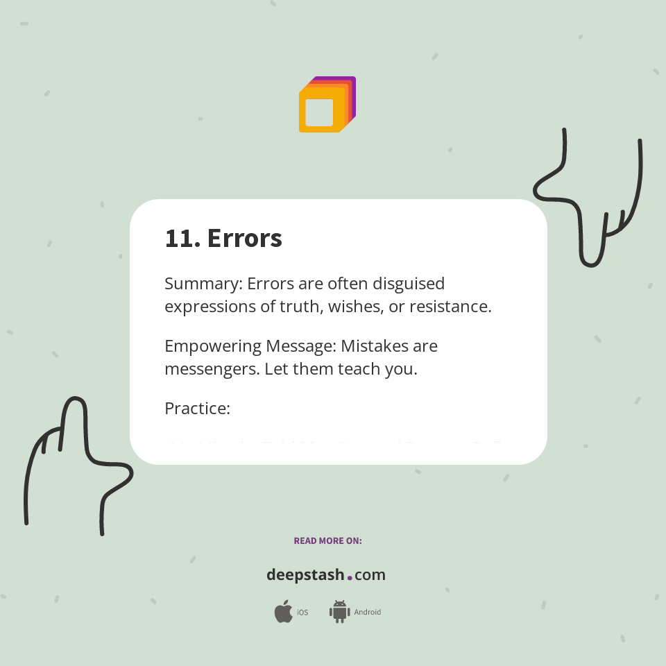 11. Errors - Deepstash