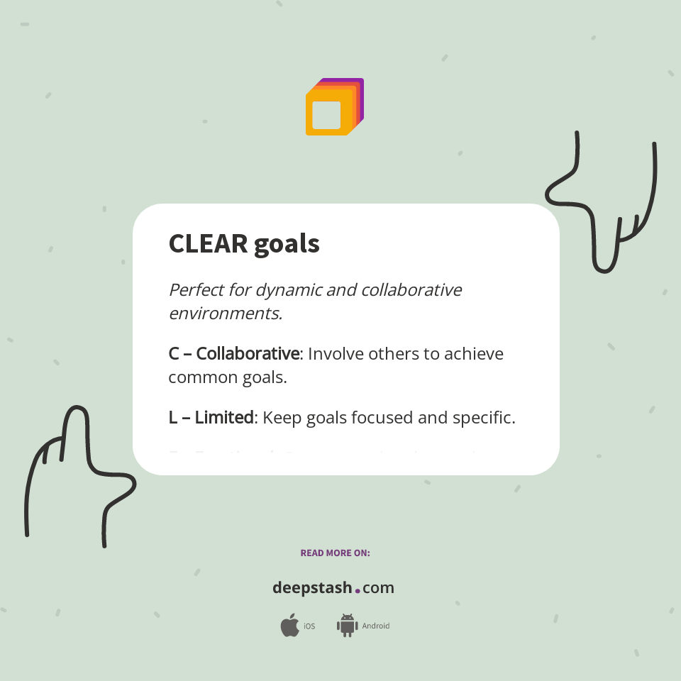CLEAR goals - Deepstash