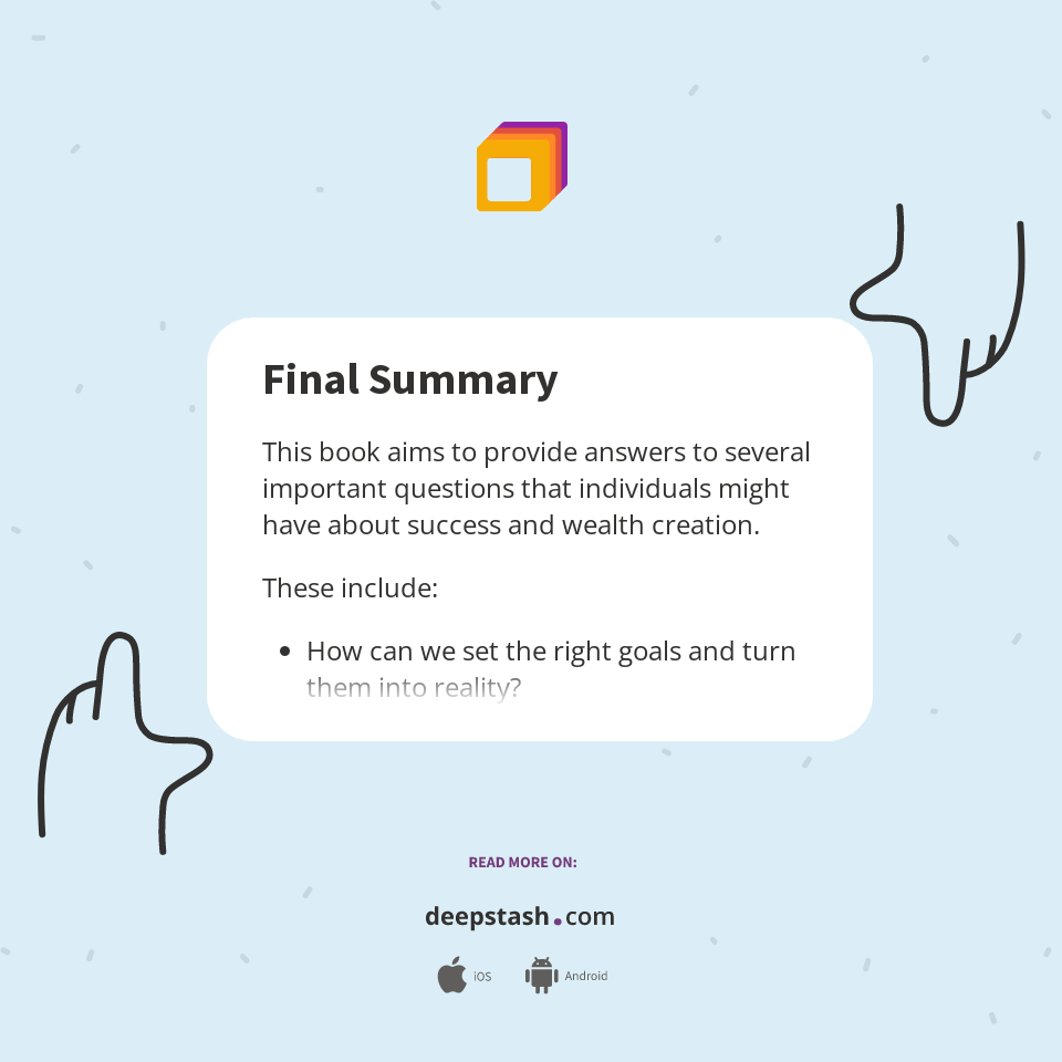 Final Summary - Deepstash